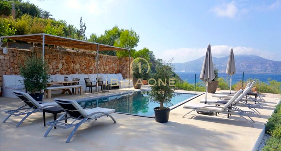 Eerste lijn villa met zeezicht te huur - Porroig - Ibiza One luxe ...