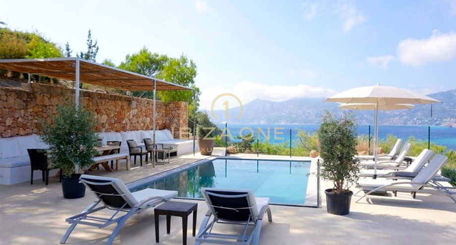 Eerste lijn villa met zeezicht te huur - Porroig - Ibiza One luxe ...